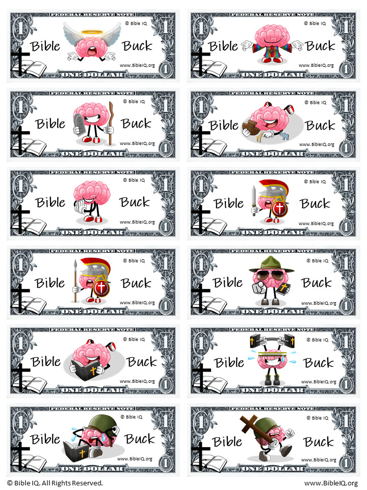 Bible Bucks Printable Printable World Holiday